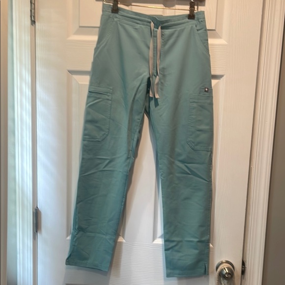 Figs | Pants & Jumpsuits | Figs Robins Egg Blue Cargo Pants | Poshmark